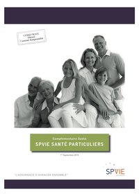 SPVIE SANTE Particuliers. Brochure